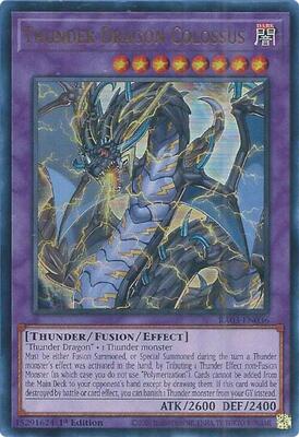 Thunder Dragon Colossus (UR) - Quarter Century Bonanza - YuGiOh ...