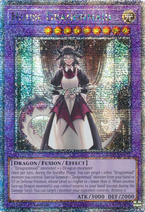 House Dragonmaid (Alternate Art) (Quarter Century Secret Rare) - Quarter Century Bonanza ...