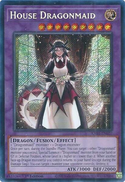 House Dragonmaid (Secret Rare) - Quarter Century Bonanza - YuGiOh ...