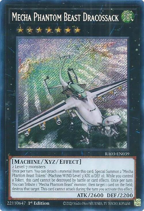 Mecha Phantom Beast Dracossack (Secret Rare) - Quarter Century Bonanza ...