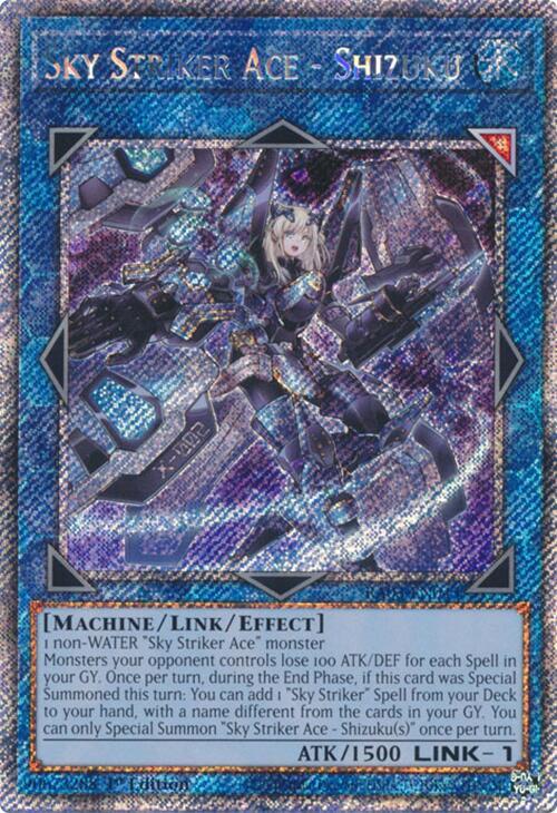 Sky Striker Ace - Shizuku (Platinum Secret Rare) - Quarter Century Bonanza - YuGiOh - TCGplayer.com
