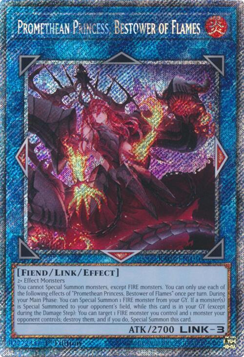 Promethean Princess, Bestower of Flames (Platinum Secret Rare ...