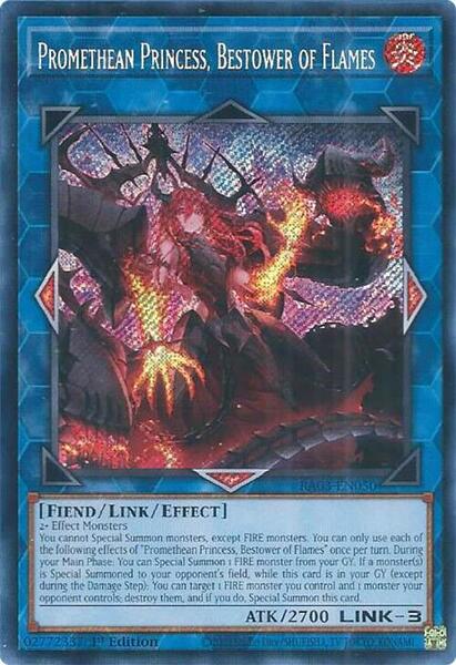 Promethean Princess, Bestower of Flames (Secret Rare) - Quarter Century ...