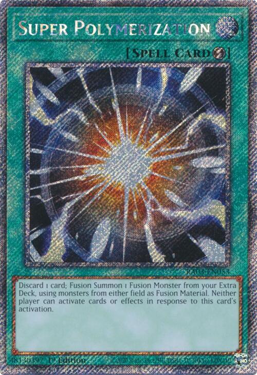 Super Polymerization (Platinum Secret Rare) - Quarter Century Bonanza ...