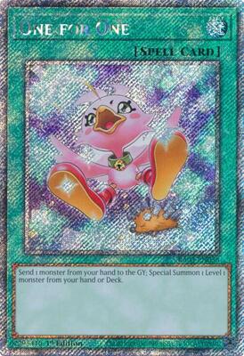 One for One (Alternate Art) (Platinum Secret Rare) - Quarter Century ...