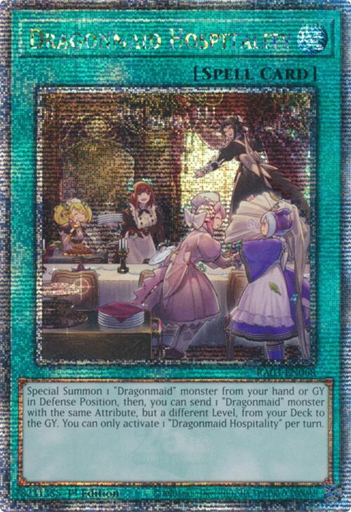 House Dragonmaid (Alternate Art) (Quarter Century Secret Rare) - Quarter Century Bonanza ...