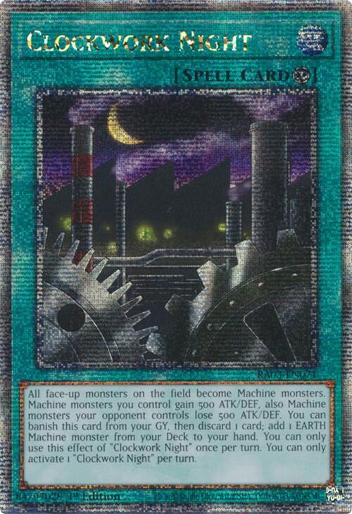 Clockwork Night (Quarter Century Secret Rare) - Quarter Century Bonanza - YuGiOh - TCGplayer.com