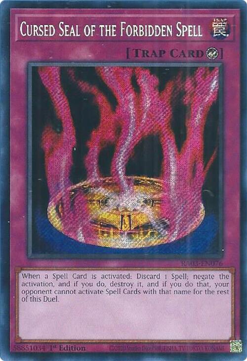 Cursed Seal of the Forbidden Spell (Secret Rare) - Quarter Century ...
