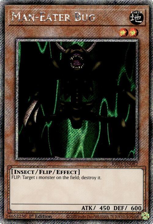 Man-Eater Bug (Platinum Secret Rare) - Quarter Century Bonanza - YuGiOh ...