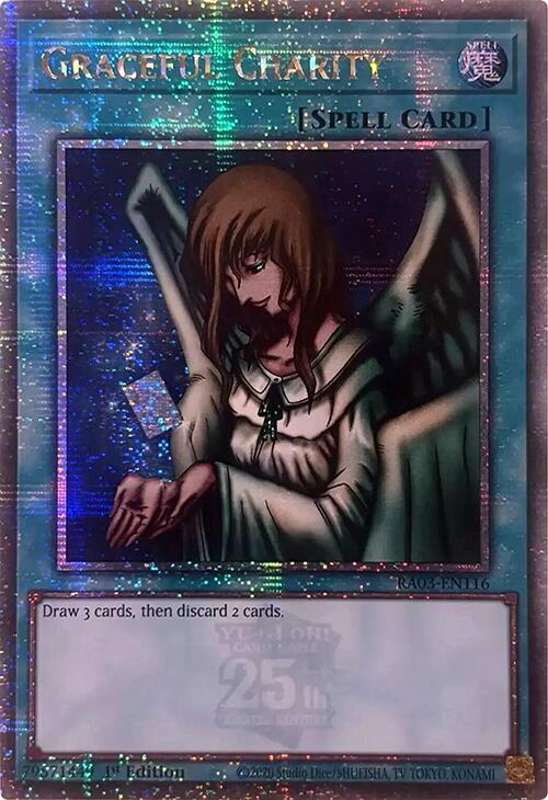 Graceful Charity (Quarter Century Secret Rare) - Quarter Century Bonanza - YuGiOh - TCGplayer.com