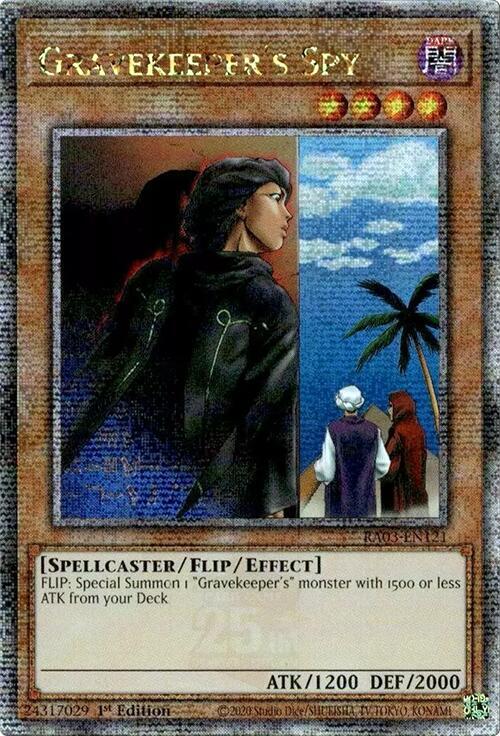 Gravekeeper's Spy (Quarter Century Secret Rare) - Quarter Century ...