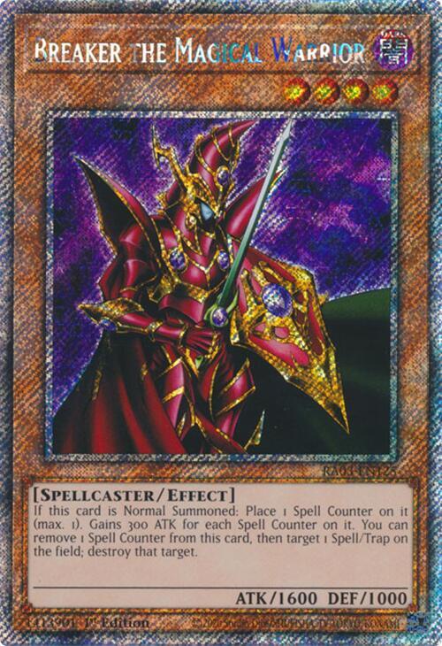 Breaker the Magical Warrior (Platinum Secret Rare) - Quarter Century Bonanza - YuGiOh ...