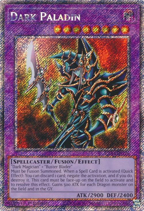 Dark Magician Girl the Dragon Knight (Platinum Secret Rare) - Quarter Century Bonanza - YuGiOh ...
