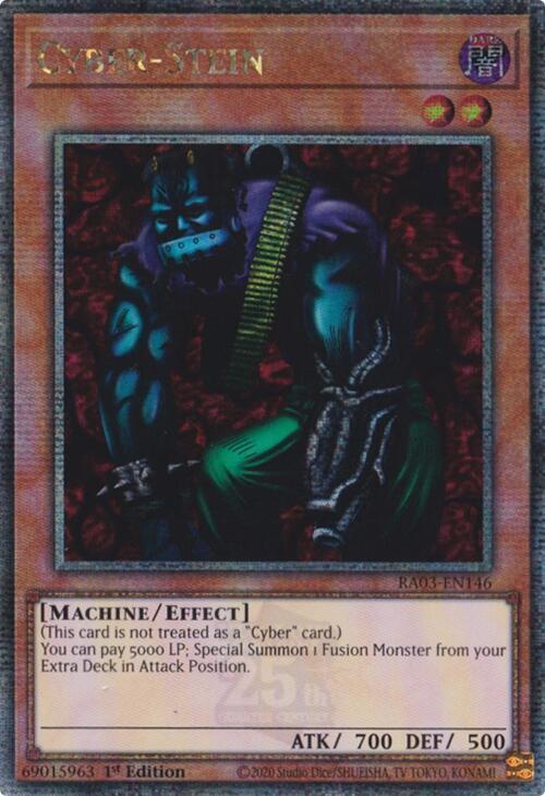 Cyber-Stein (Quarter Century Secret Rare) - Quarter Century Bonanza - YuGiOh - TCGplayer.com