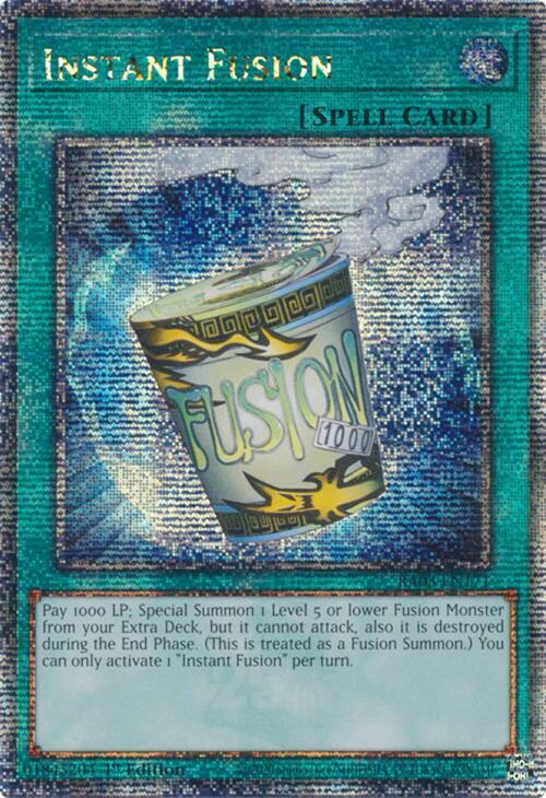Instant Fusion (Quarter Century Secret Rare) - Quarter Century Bonanza ...