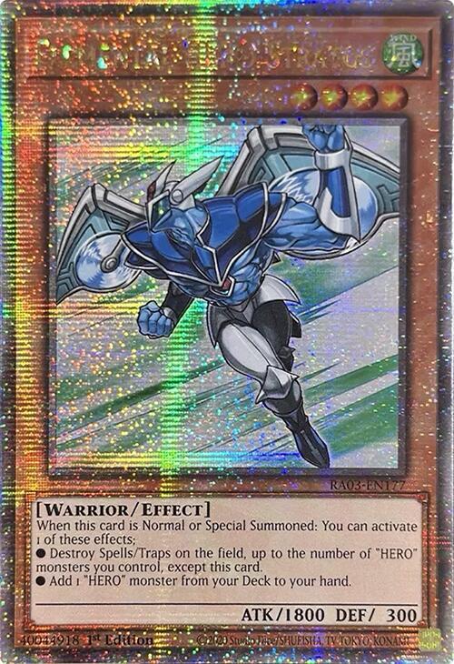 Elemental HERO Stratos (Quarter Century Secret Rare) - Quarter Century ...