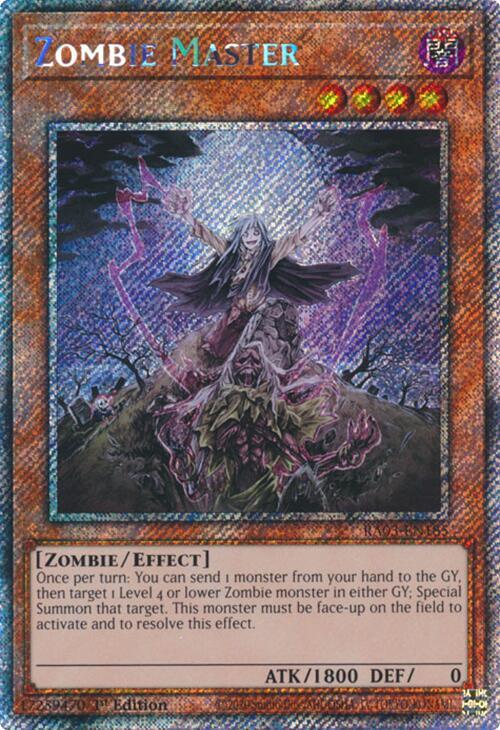 Zombie Master (Platinum Secret Rare) - Quarter Century Bonanza - YuGiOh ...