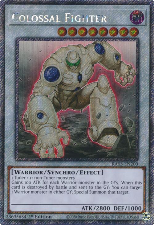Colossal Fighter (Platinum Secret Rare) - Quarter Century Bonanza ...