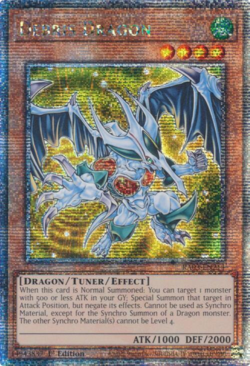 Debris Dragon (Quarter Century Secret Rare) - Quarter Century Bonanza ...