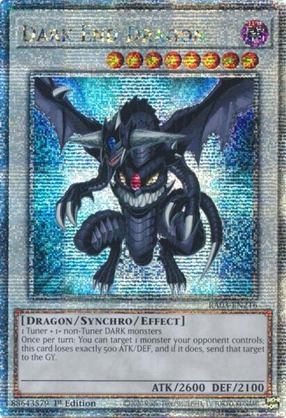 Dark End Dragon (Quarter Century Secret Rare) - Quarter Century Bonanza ...