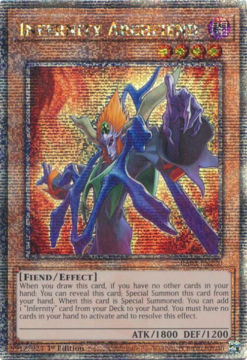 Infernity Archfiend (Quarter Century Secret Rare) - Quarter Century ...
