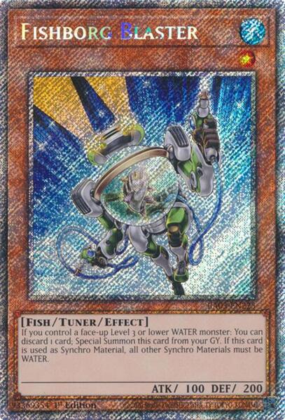 Fishborg Blaster (Platinum Secret Rare) - Quarter Century Bonanza ...