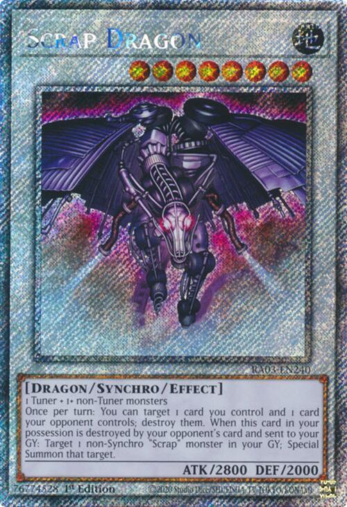 Scrap Dragon (Platinum Secret Rare) - Quarter Century Bonanza - YuGiOh - TCGplayer.com