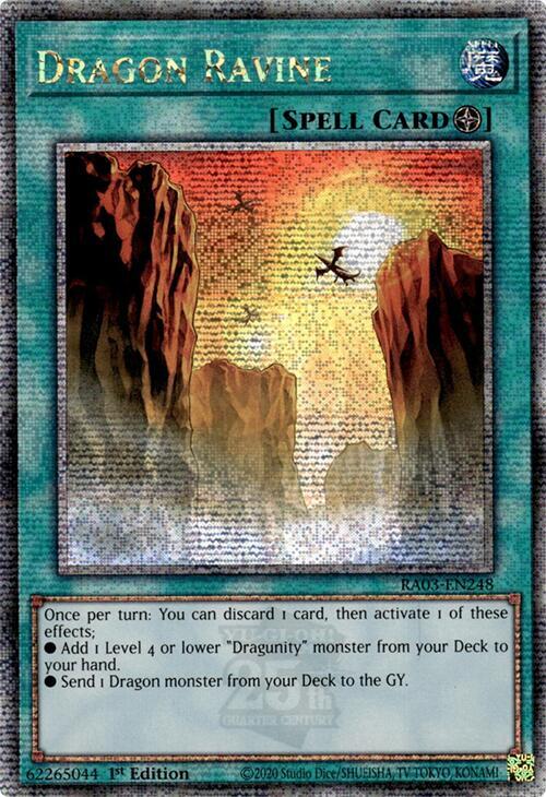 Dragon Ravine (Quarter Century Secret Rare) - Quarter Century Bonanza - YuGiOh - TCGplayer.com