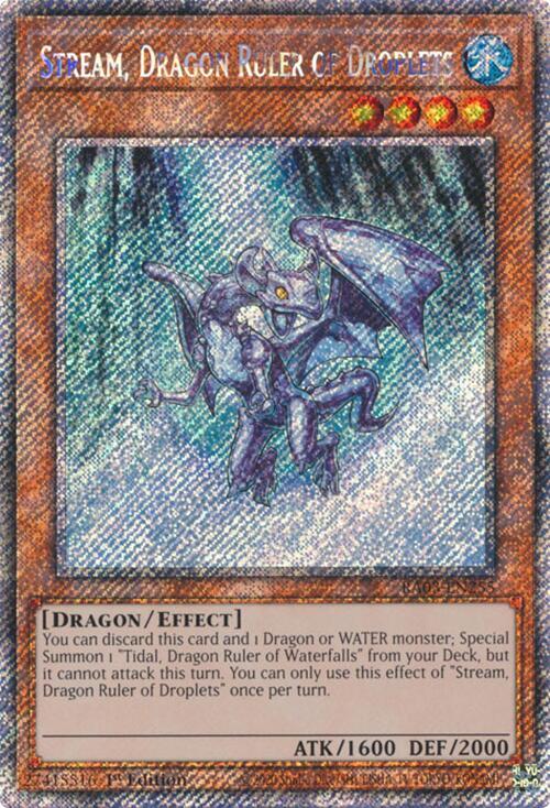 Stream, Dragon Ruler of Droplets (Platinum Secret Rare) - Quarter ...