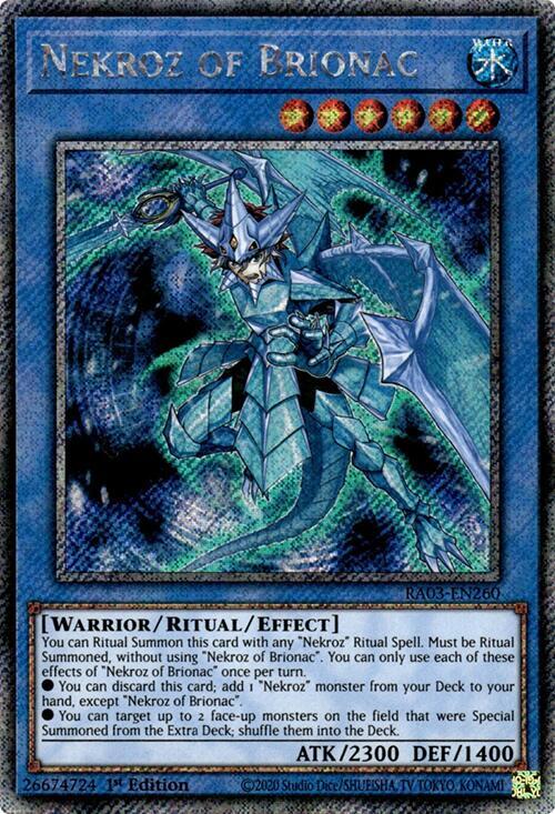 Nekroz of Brionac (Platinum Secret Rare) - Quarter Century Bonanza - YuGiOh - TCGplayer.com