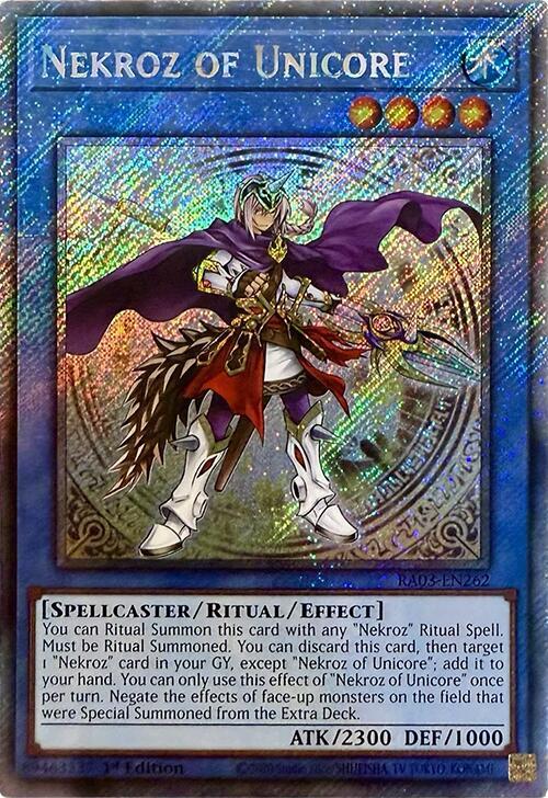 Nekroz of Unicore (Platinum Secret Rare) - Quarter Century Bonanza - YuGiOh - TCGplayer.com