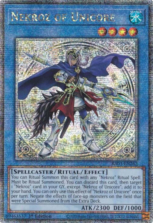 Nekroz of Unicore (Quarter Century Secret Rare) - Quarter Century Bonanza - YuGiOh