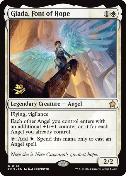 Giada, Font of Hope (FDN) - Prerelease Cards - Magic: The Gathering ...