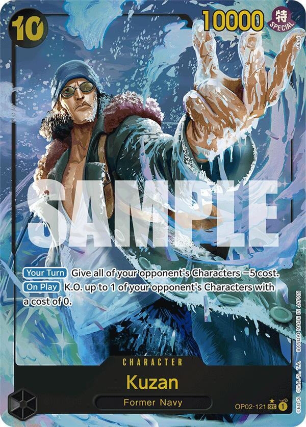 Kuzan (OP02-121) (Alternate Art) - Premium Booster -The Best- - One Piece Card Game - TCGplayer.com