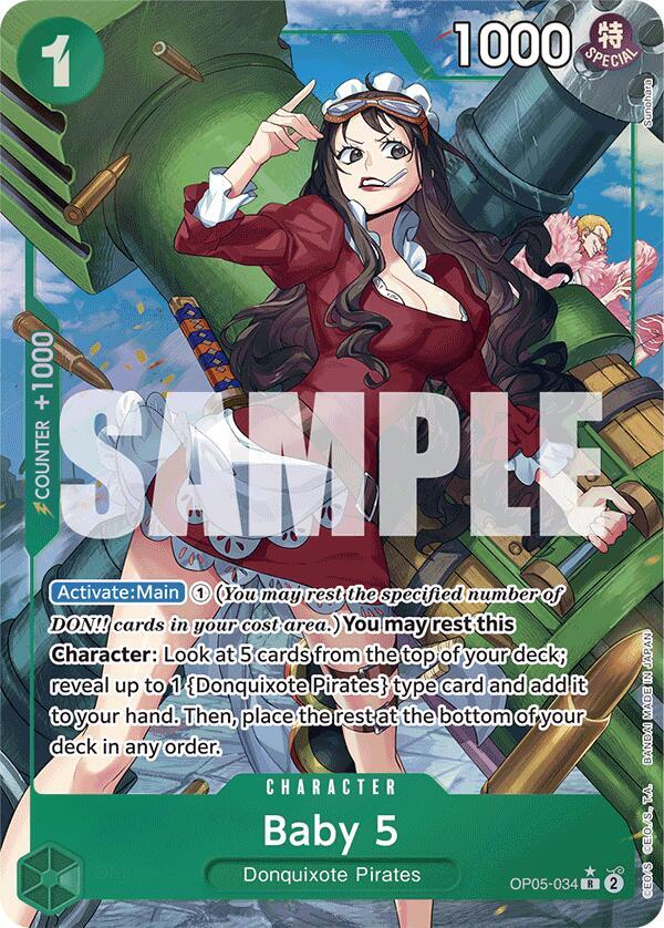 Baby 5 (OP05-034) (Alternate Art) - Premium Booster -The Best- - One Piece Card Game - TCGplayer.com