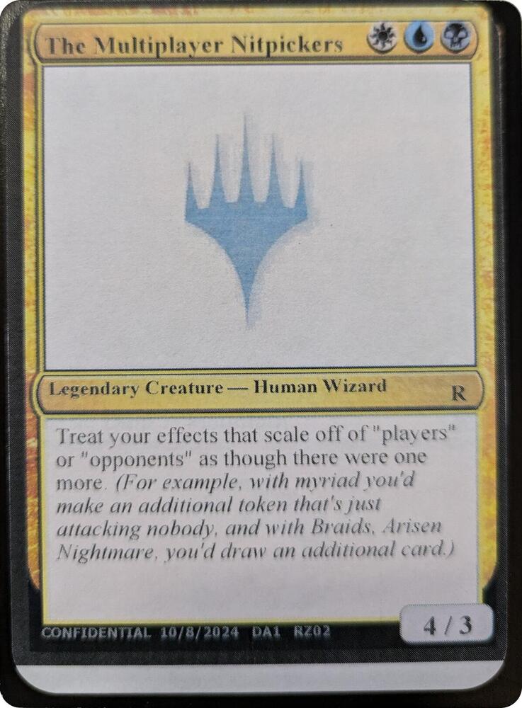 The Multiplayer Nitpickers - Un-Known Event Playtest Cards - Magic: The ...