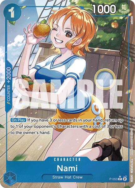 Nami (P-053) (Full Art) - Premium Booster -The Best- - One Piece Card ...
