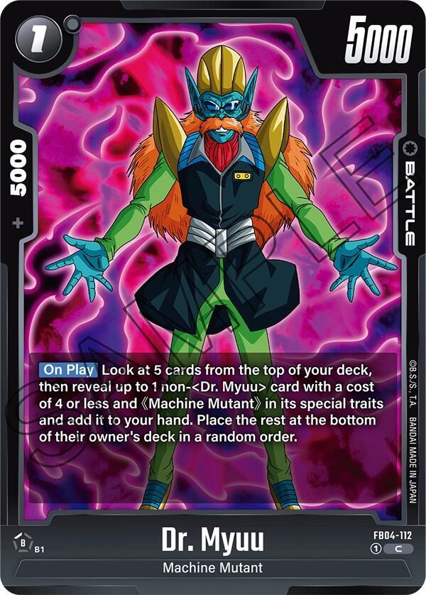 Dr. Myuu - Ultra Limit - Dragon Ball Super: Fusion World