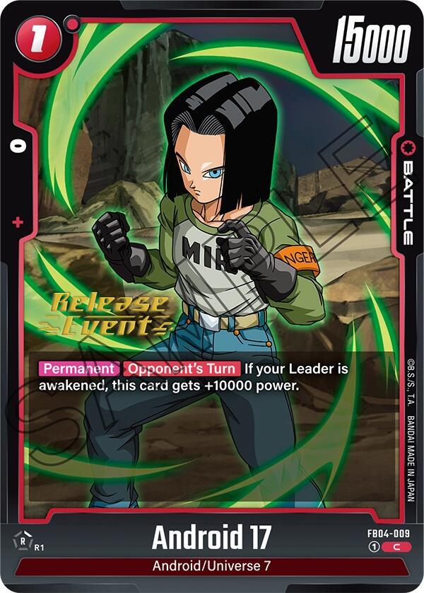 Android 17 - Ultra Limit Release Event Cards - Dragon Ball Super ...