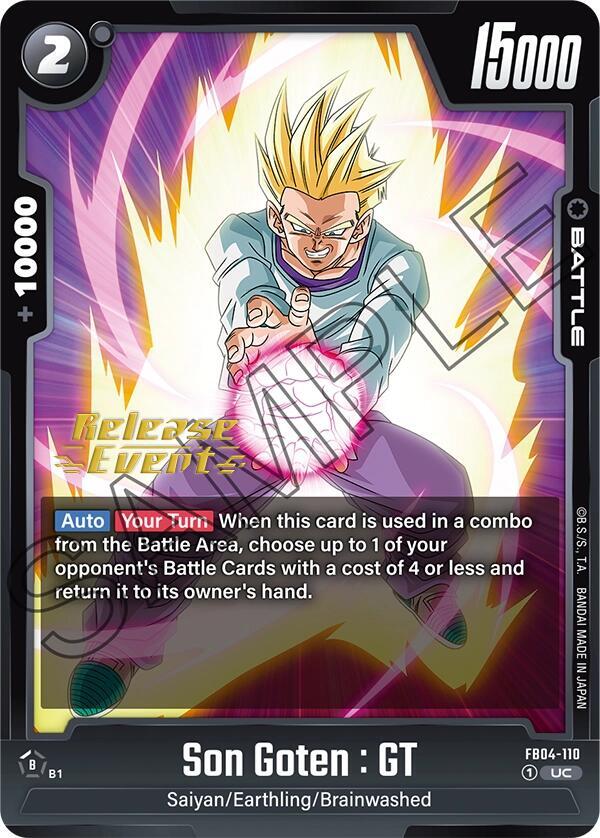 Son Goten : GT - Ultra Limit Release Event Cards - Dragon Ball Super: Fusion World