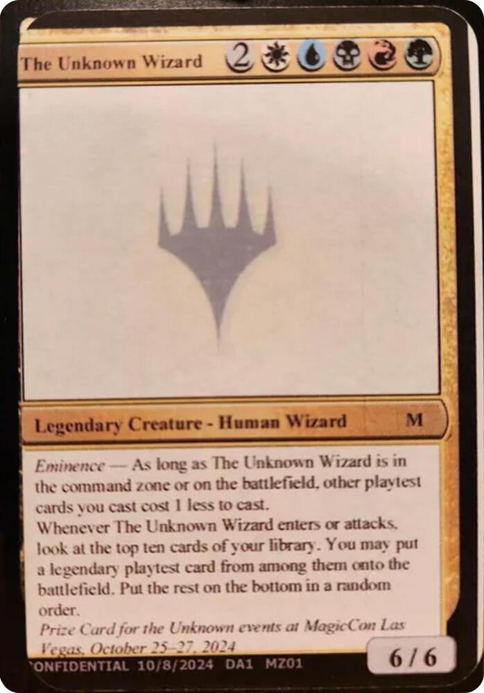 The Unknown Wizard - Un-Known Event Playtest Cards - Magic: The ...