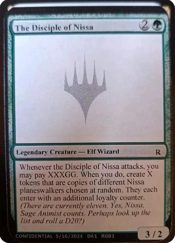 The Disciple of Nissa - Un-Known Event Playtest Cards - Magic: The ...