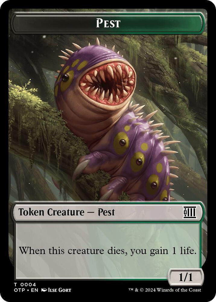 Pest // Plot Double-Sided Token - Outlaws of Thunder Junction: Breaking ...