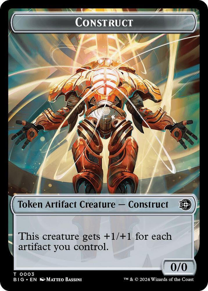 Construct Token // Plot Token Double-Sided Token - Outlaws of Thunder ...