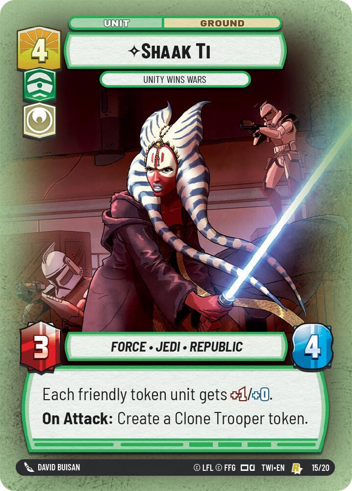 Shaak Ti - Unity Wins Wars - Twilight of the Republic: Weekly Play Promos - Star Wars: Unlimited