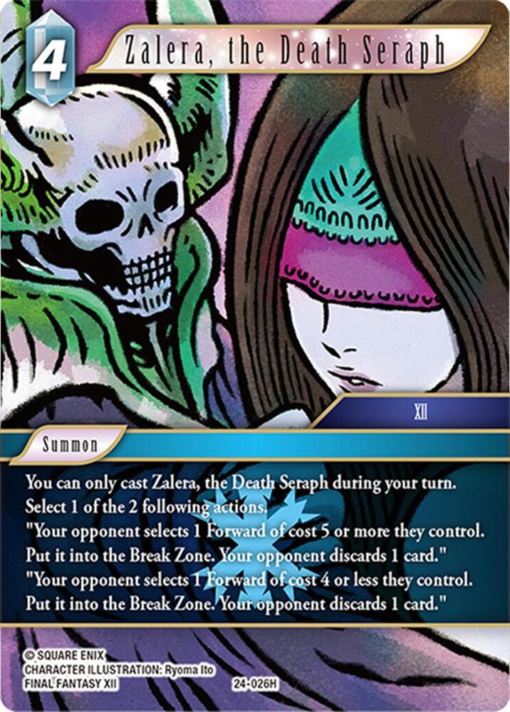 Zalera, the Death Seraph - Hidden Legends - Final Fantasy TCG