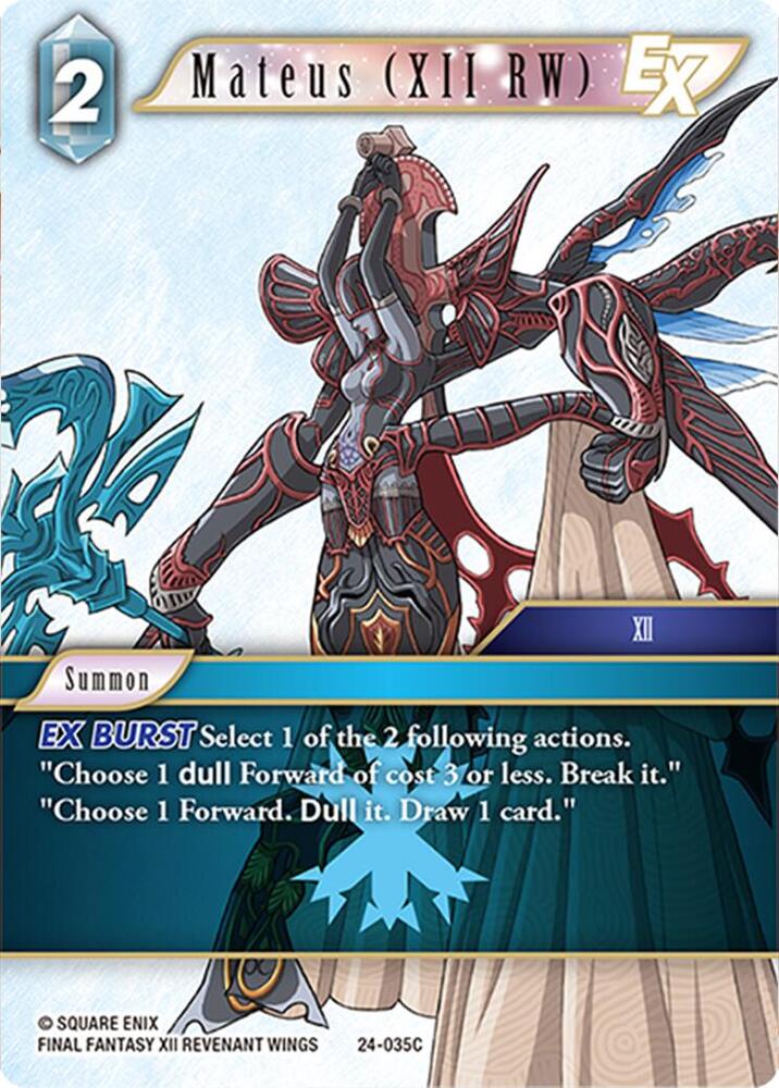 Mateus (XII RW) - Hidden Legends - Final Fantasy TCG - TCGplayer.com