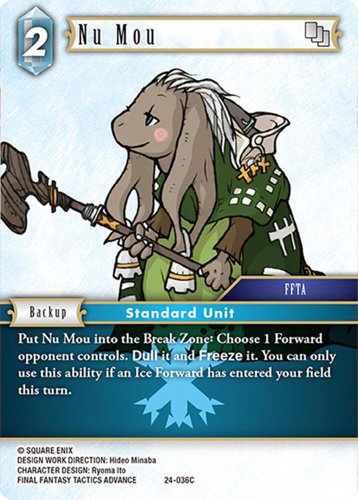 Nu Mou - Hidden Legends - Final Fantasy TCG - TCGplayer.com