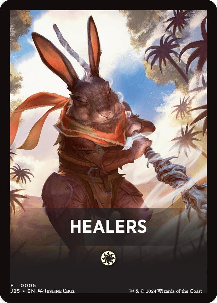 Healers Theme Card - Foundations Jumpstart - Magic: The Gathering ...