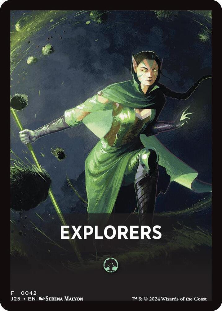 Explorers Theme Card - Foundations Jumpstart - Magic: The Gathering ...